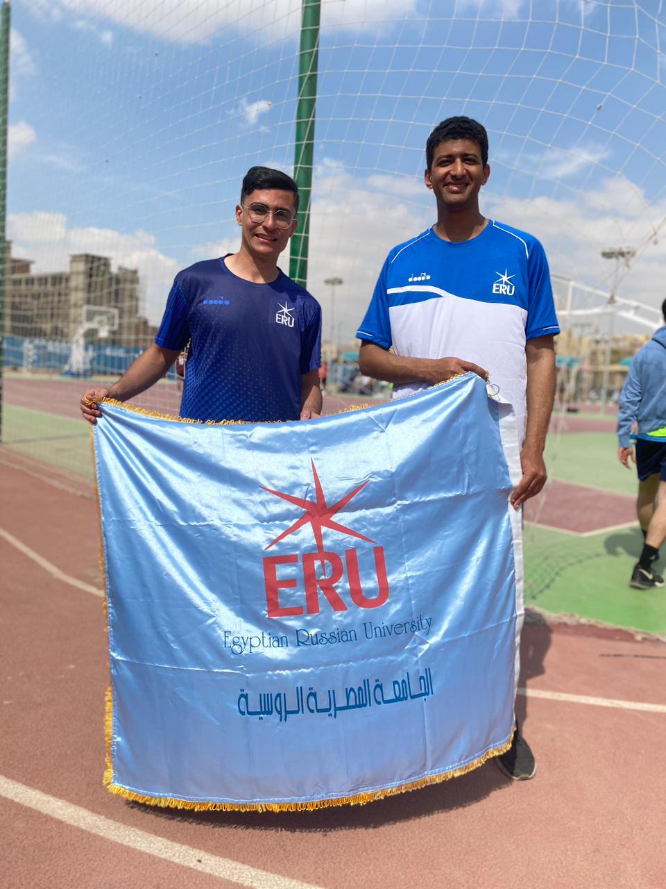 The Egyptian Russian University wins the second place in the Volleyball ...